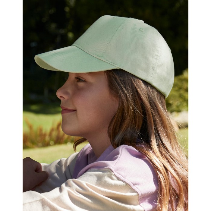 Beechfield Junior Organic Cotton 5 Panel Cap | ASWEB Onlineshop
