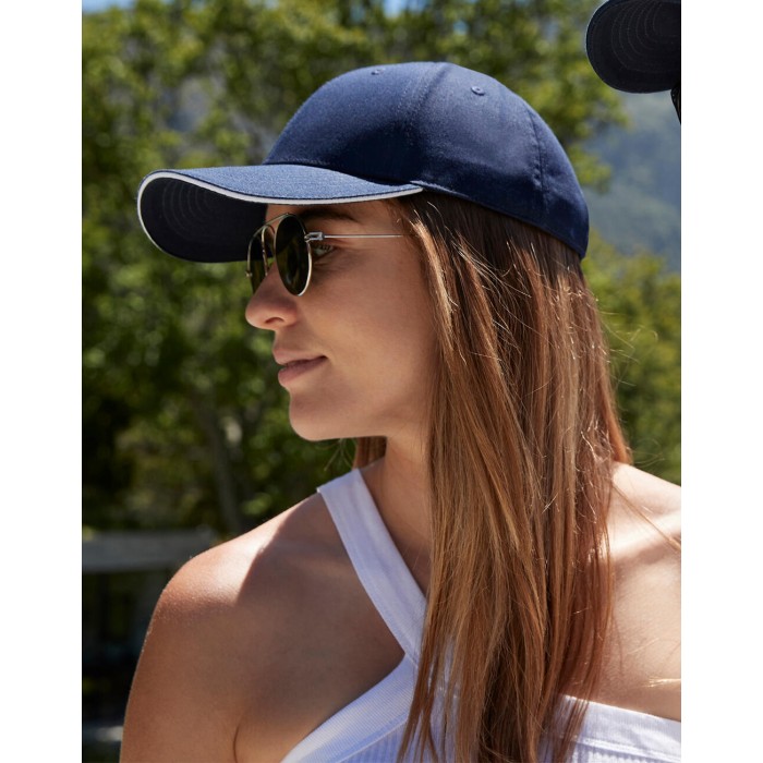 Beechfield EarthAware® Clas. Org. Cotton 6 Panel Sandwich P. | ASWEB ...